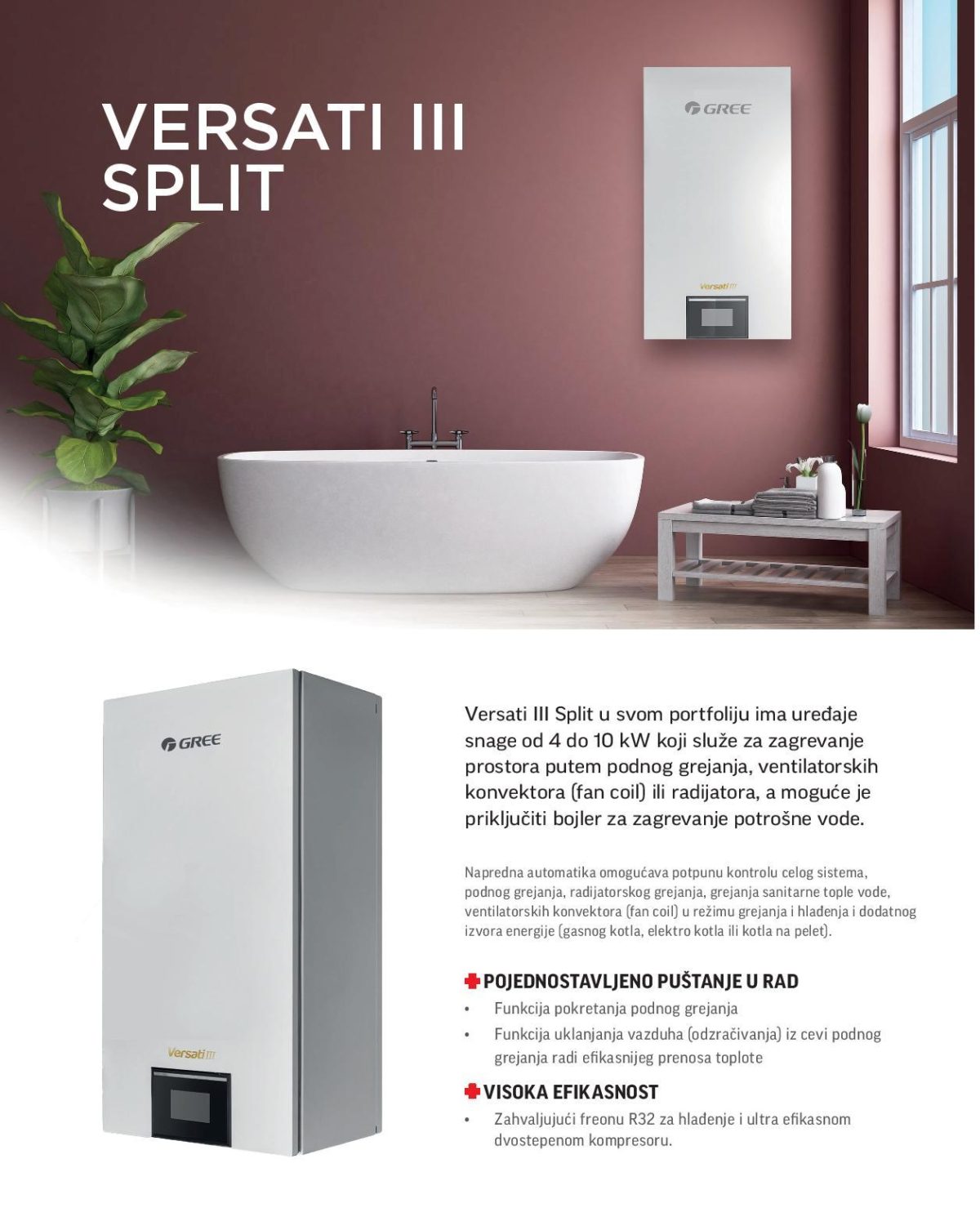 GREE Versati Toplotna pumpa - Coolsistem