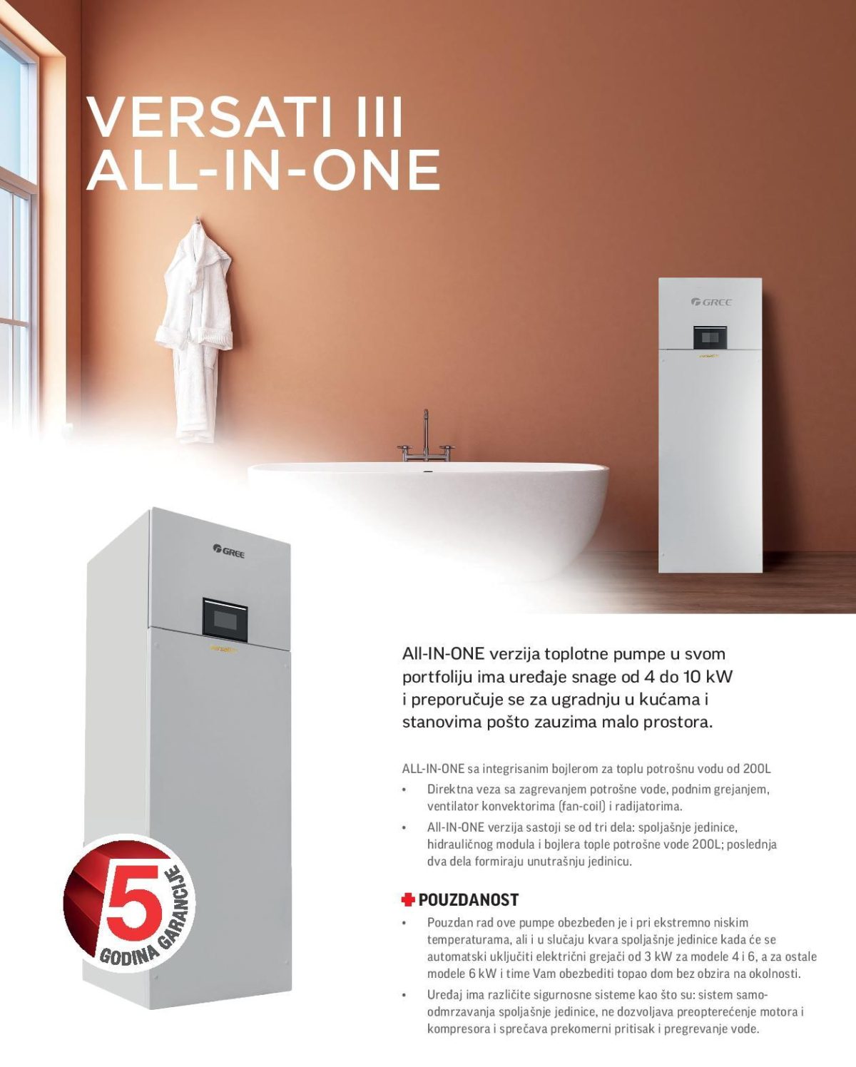 GREE Versati Toplotna pumpa - Coolsistem