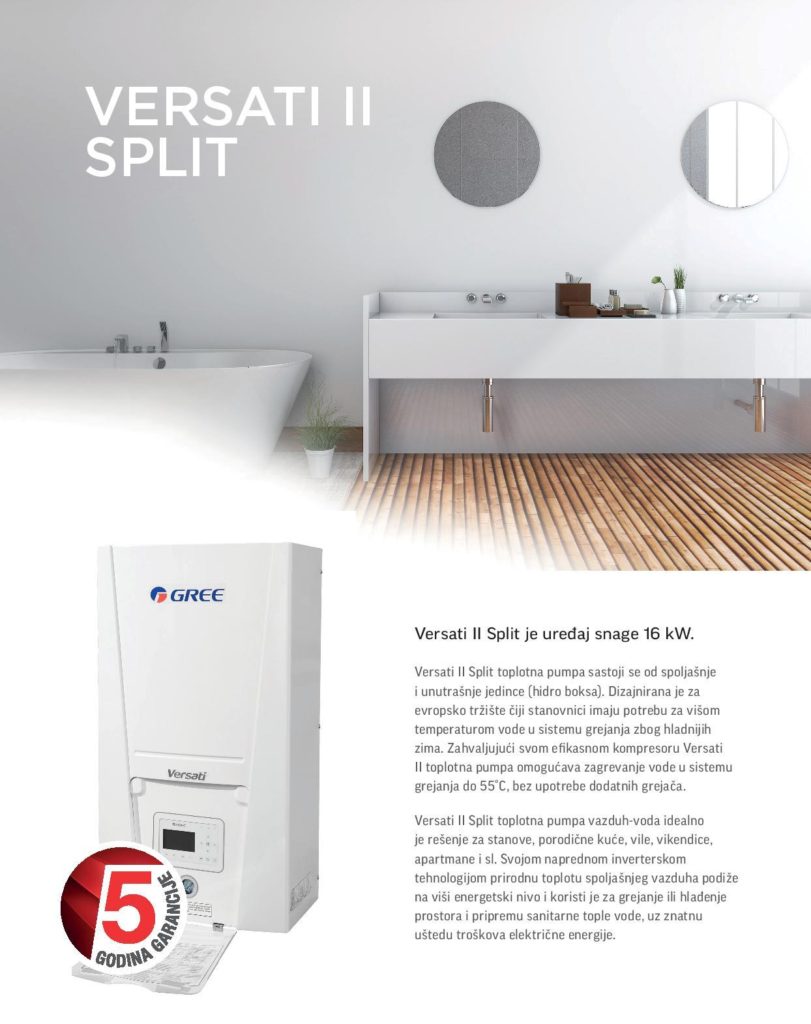 GREE Versati Toplotna pumpa - Coolsistem